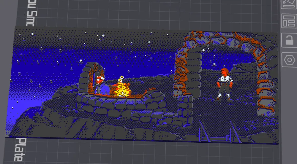 [Alpha] Amiga - The Secret of the Monkey Island by ilikefreecad - MakerWorld