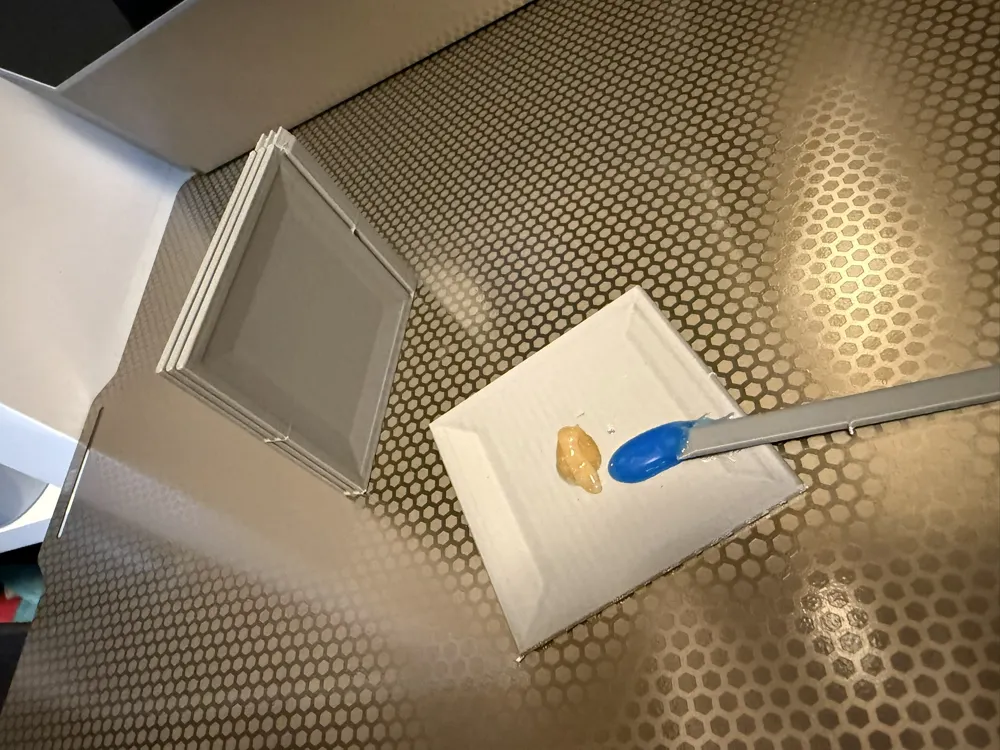 EPOXY GLUE TRAY AND STICK SPATULA MIXING GLUE SET - Free 3D Print Model ...