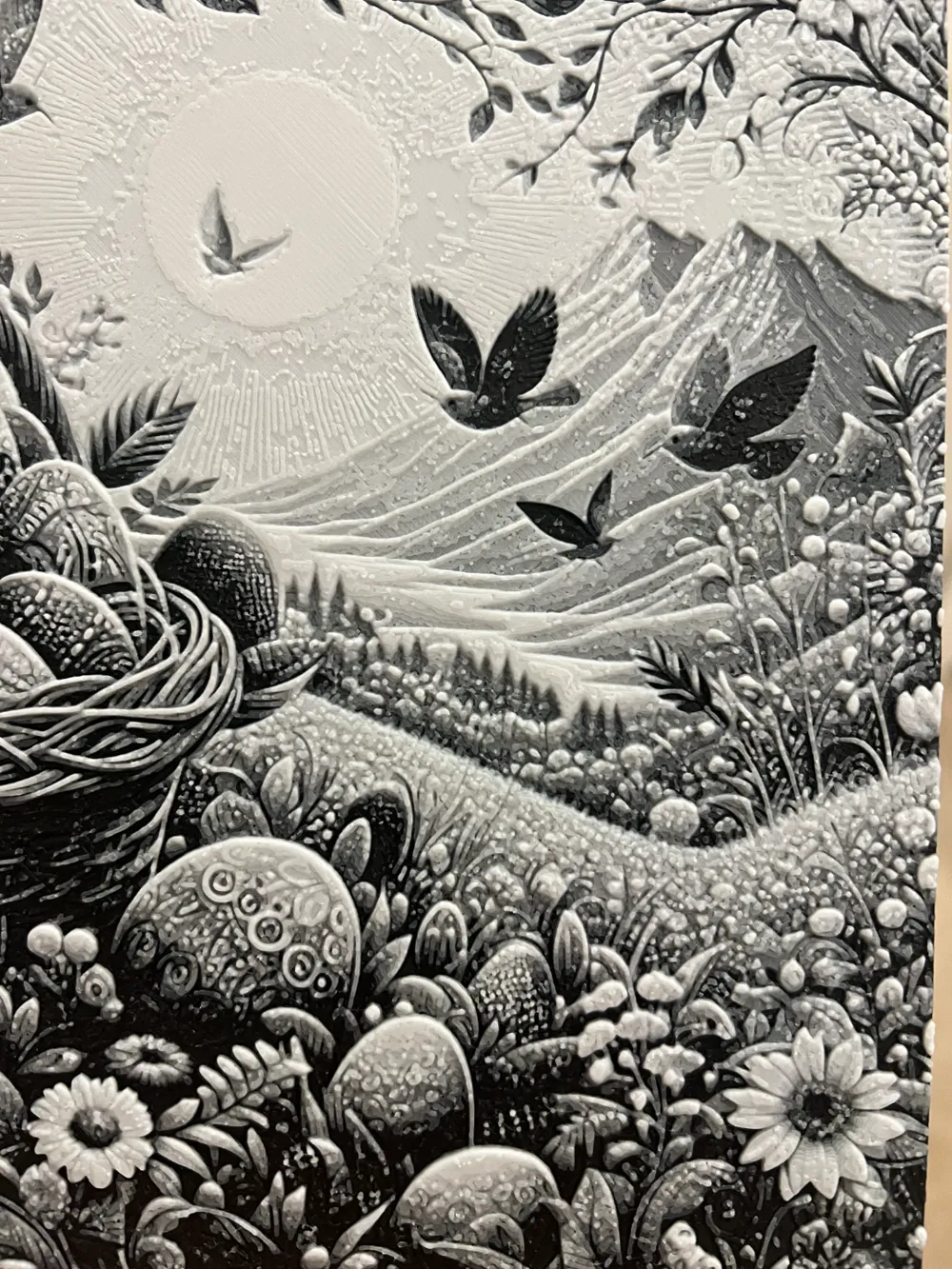 Easter Basket Art Hueforge by RP47 Designs - MakerWorld