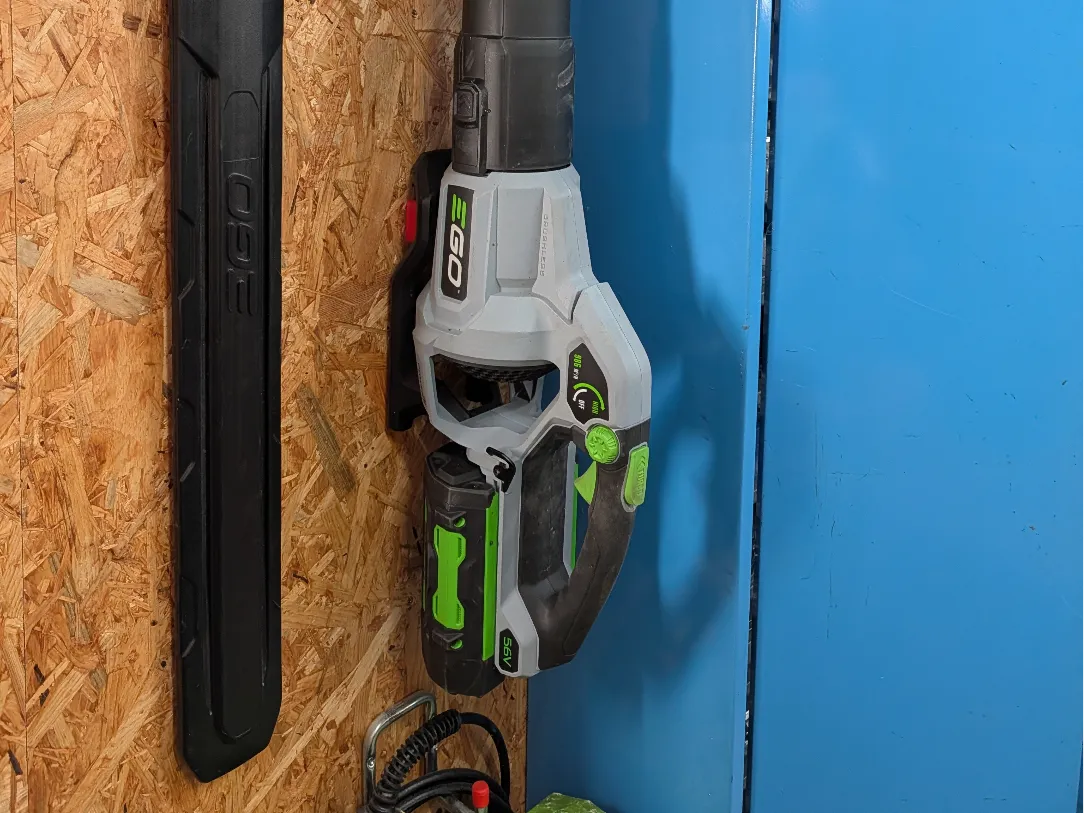 EGO Power Plus Leaf Blower Wall Mount - Free 3D Print Model - MakerWorld