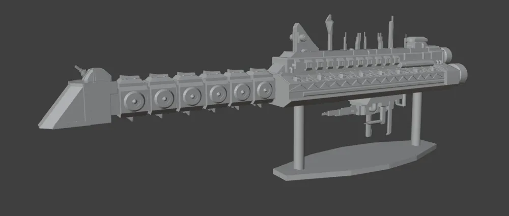Space warship by Jaxxen MakerWorld: Download Free 3D Models