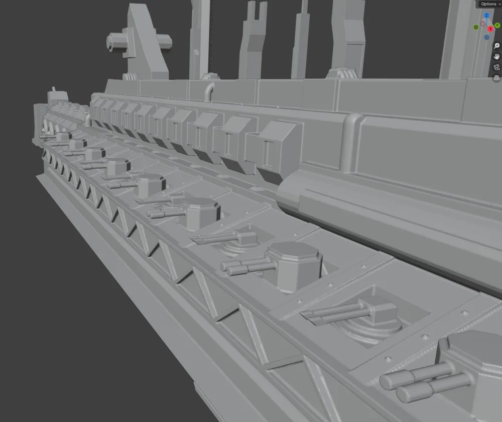 Space warship by Jaxxen MakerWorld: Download Free 3D Models