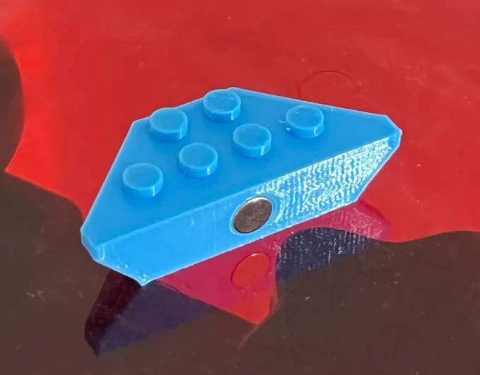 Magnetic Brick Legos Shelf Remixed by standitupstore - MakerWorld