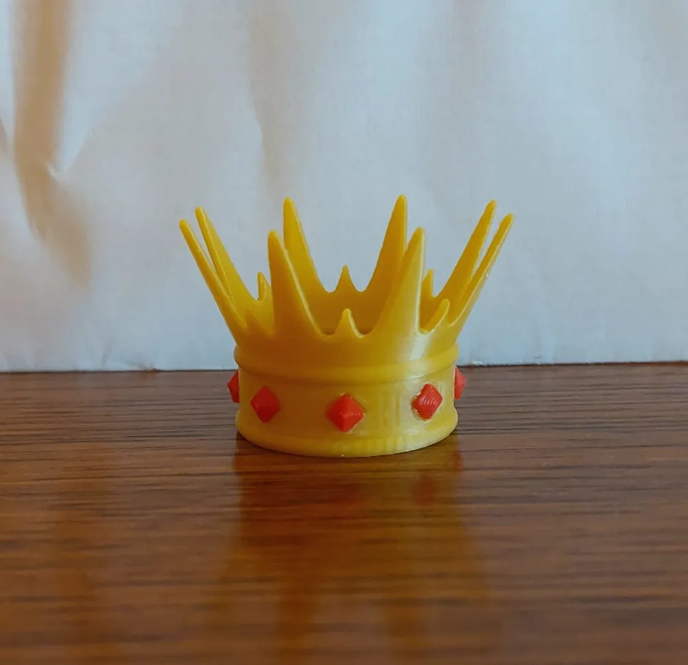 Mini King & Queen Crown - Free 3D Print Model - MakerWorld