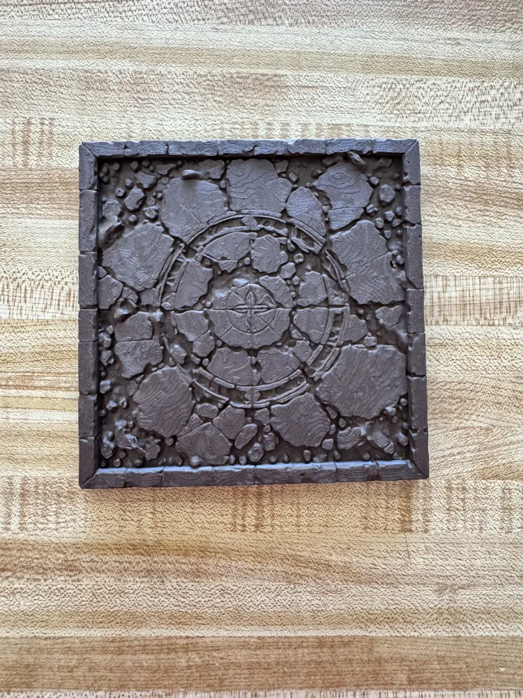 Ritual Ruins Tile - Free 3D Print Model - MakerWorld