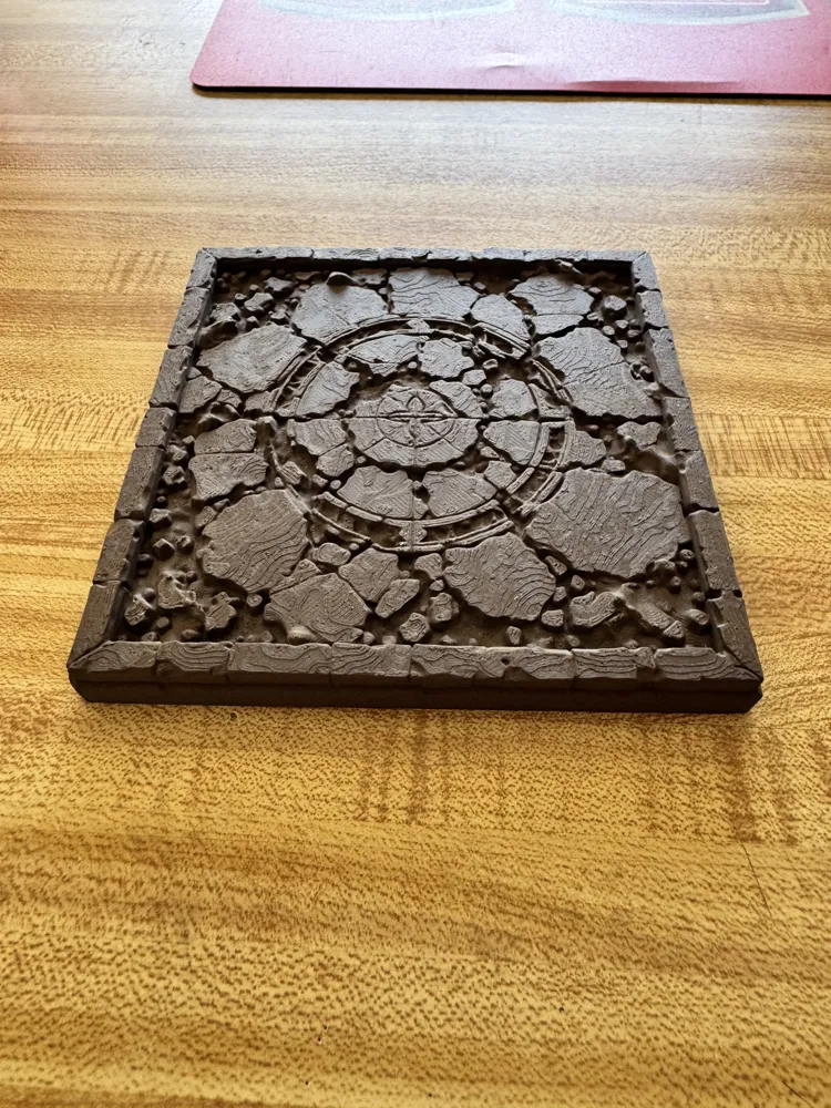 Ritual Ruins Tile - Free 3D Print Model - MakerWorld