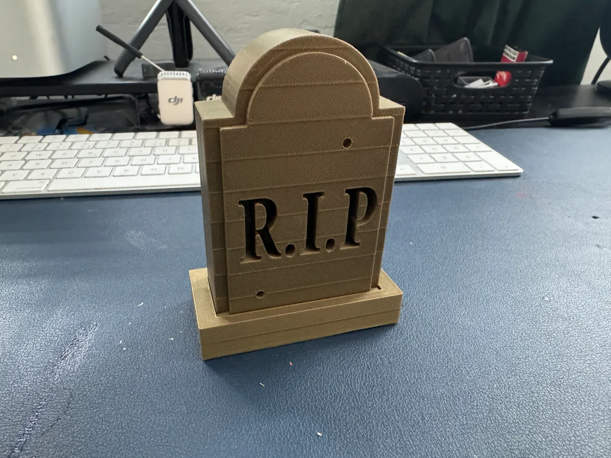 Halloween RIP tombstone , decoration by Tomik_808 MakerWorld: Download ...