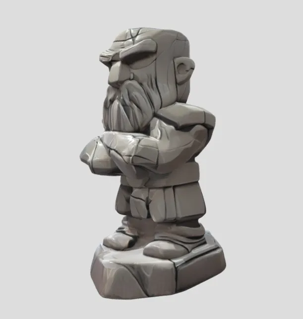 Dwarf Statue Ornament by Sky - MakerWorld
