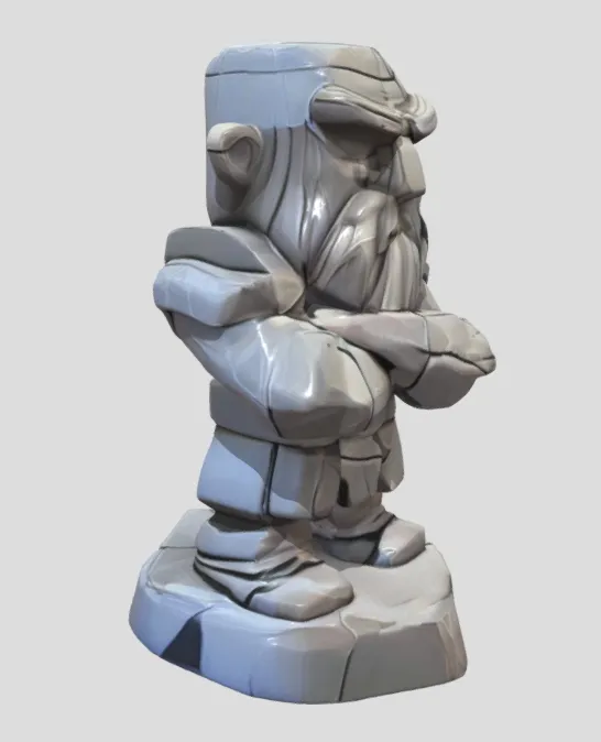 Dwarf Statue Ornament by Sky - MakerWorld