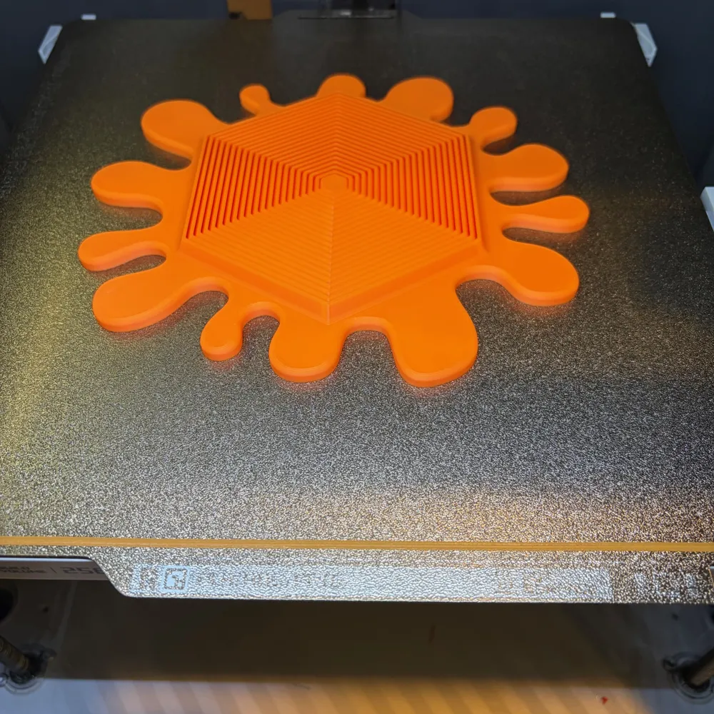 Full Plate Splat Hexagon Fidget (Print in Place) - Free 3D Print Model ...