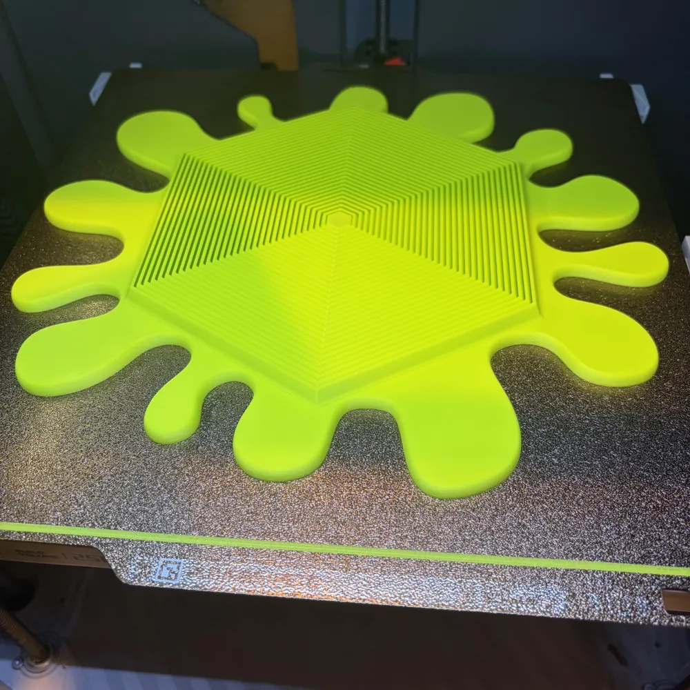Full Plate Splat Hexagon Fidget (Print in Place) - Free 3D Print Model ...