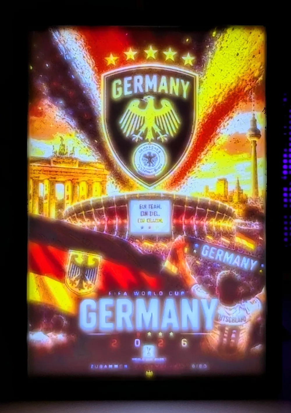 FIFA 2026 World Cup Team Germany Stadium Litho - Free 3D Print Model ...
