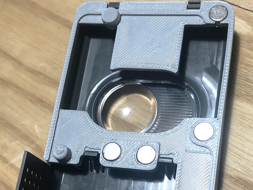 Magnetic Interface Adapter for H2S Extruder Cover - Free 3D Print Model ...