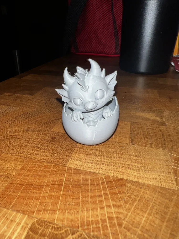 Dragon Hatching from Egg - Free 3D Print Model - MakerWorld