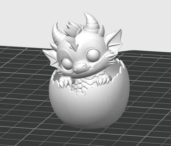 Dragon Hatching from Egg - Free 3D Print Model - MakerWorld