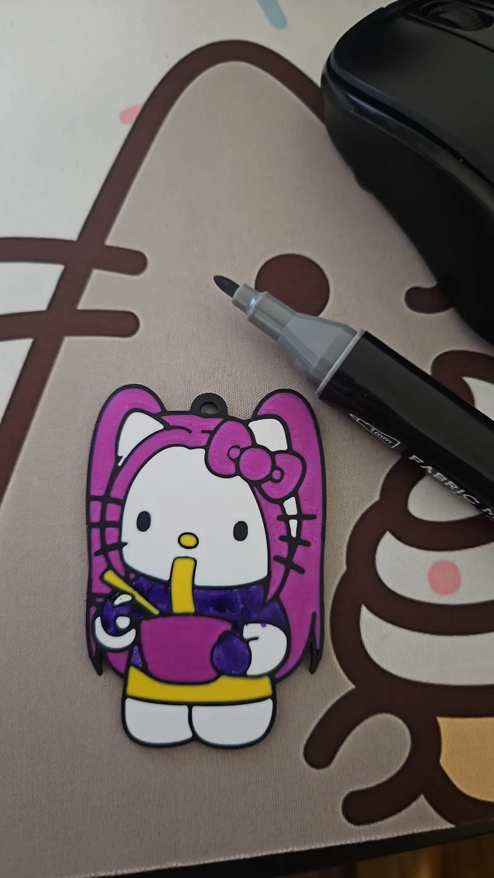 Llavero Mira x Hello Kitty Demon Hunters Huntrix K - Modelo de ...