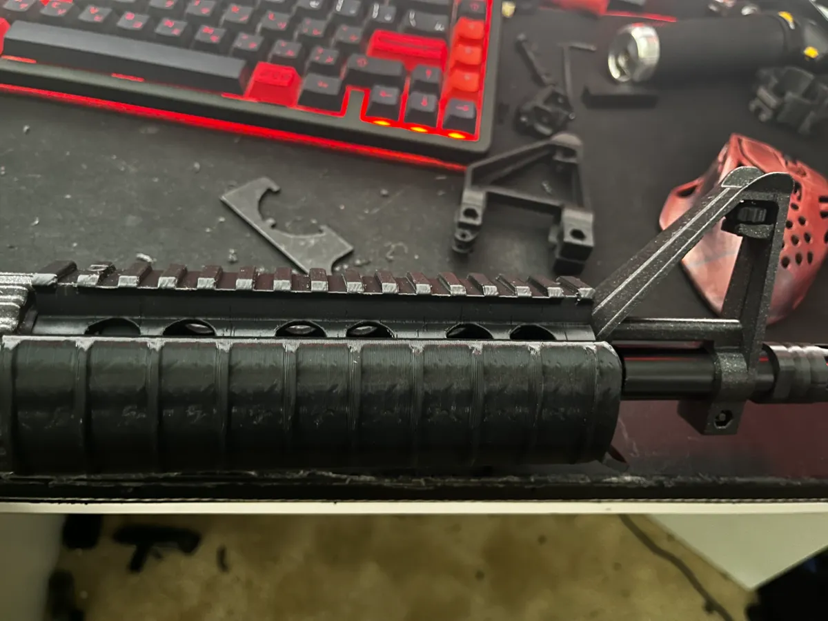100% printed airsoft rail guard - Free 3D Print Model - MakerWorld