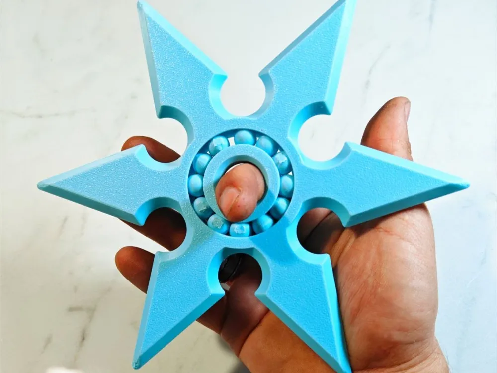 Estrela Ninja Fidget Spinner por ProtoDad MakerWorld: Baixe modelos 3D ...
