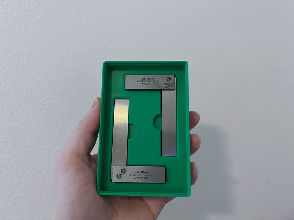 Gridfinity Machinist Square Holder by cameronmakesrockets - MakerWorld