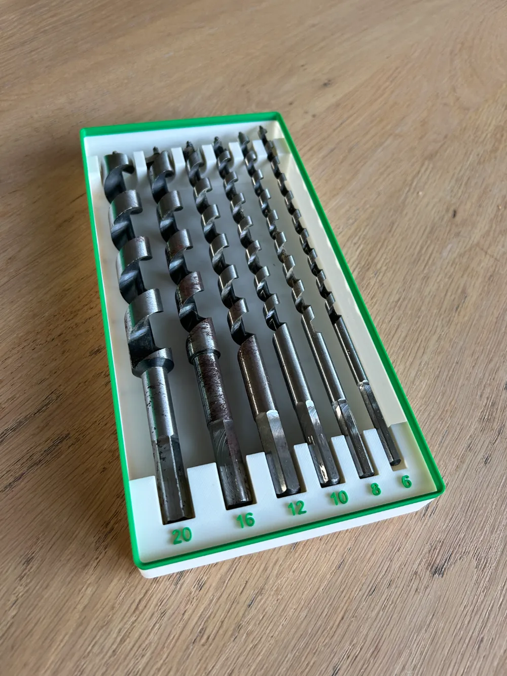 Gridfinity Auger Bit Holder by OmeLeo - MakerWorld