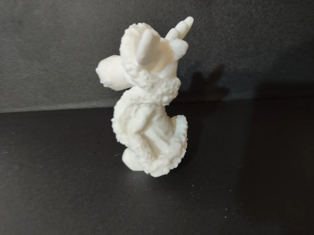 Christmas Moose with Antlers in a fur coat - Free 3D Print Model ...