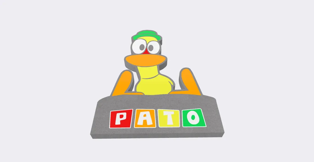 Duck Pocoyo | Pato Pocoyo Lightbox by Office.3D - MakerWorld