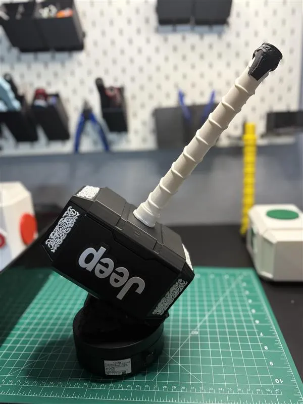 Jeep Thor hammer Remixed by MJ3D MakerWorld: Download Free 3D Models