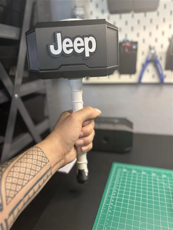 Jeep Thor hammer Remixed by mjsmith5118MakerWorld: Download Free 3D Models