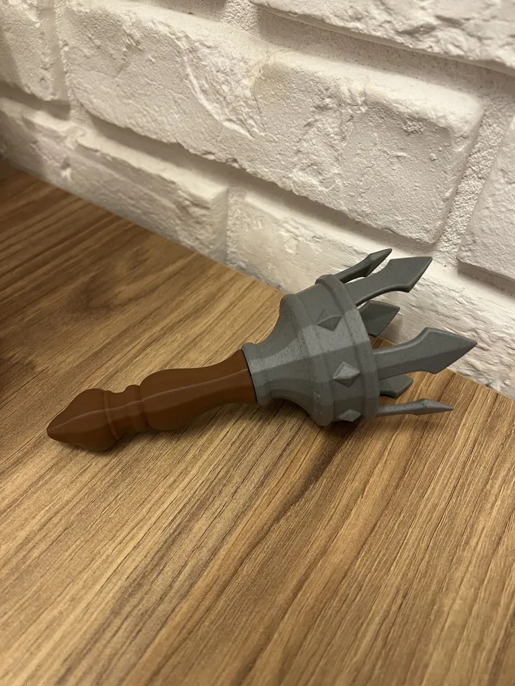 Medieval Tabletop Torch - Free 3D Print Model - MakerWorld