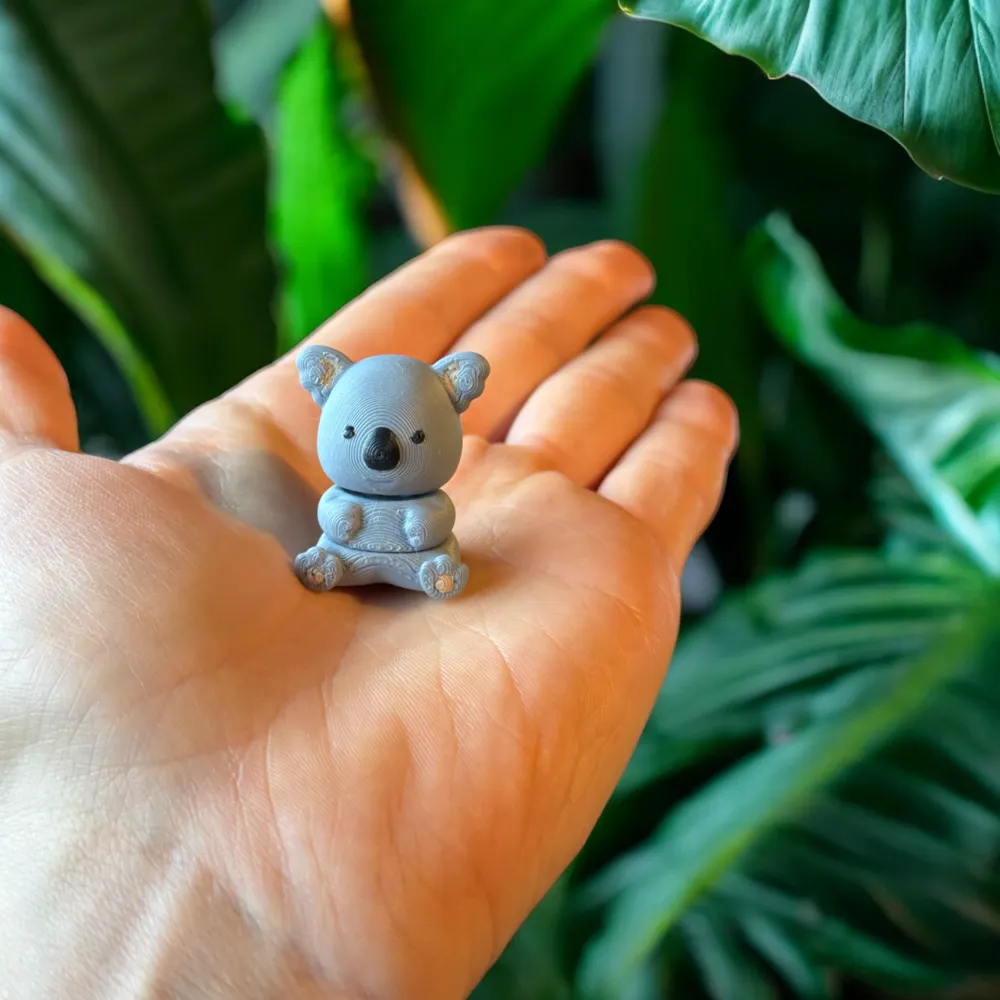 Cute Koala Articulated Animal wiggled mini by N3D-Design - MakerWorld
