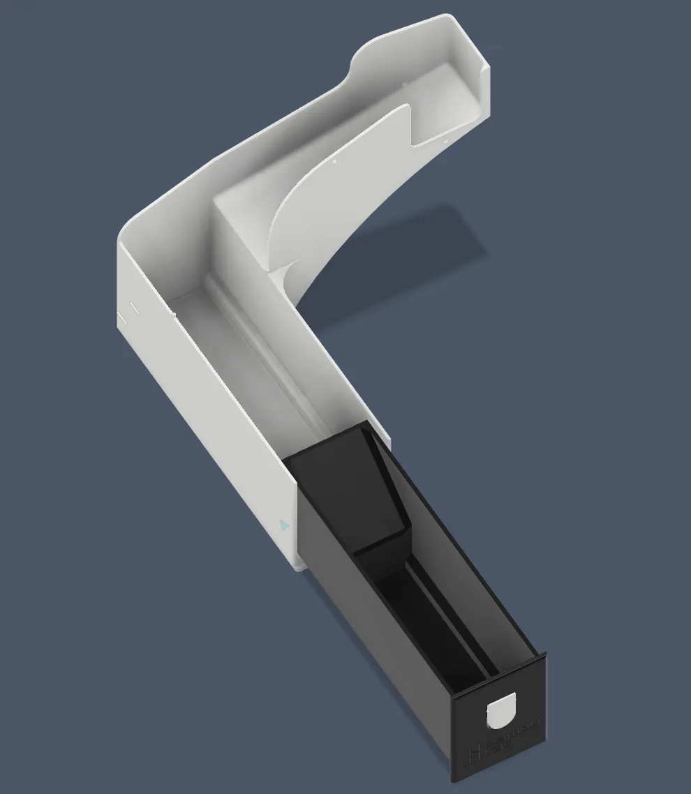 Bambu Poop Chute with removable drawer by johnhamill - MakerWorld