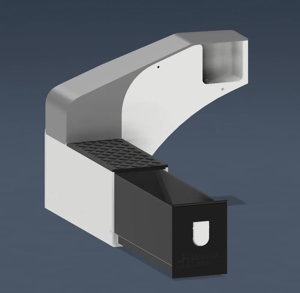 Bambu Poop Chute with removable drawer by johnhamill - MakerWorld