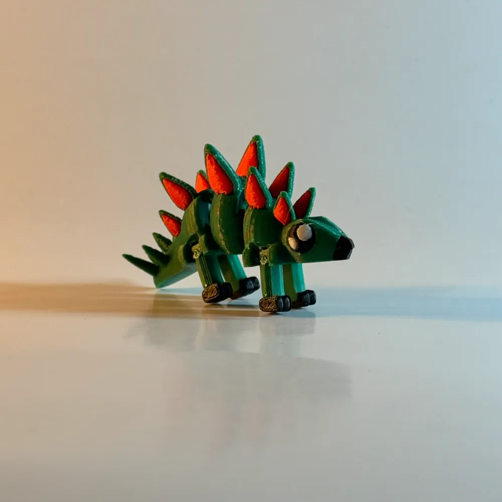 Articulated Cute Stegosaurus by Waffly3D - MakerWorld