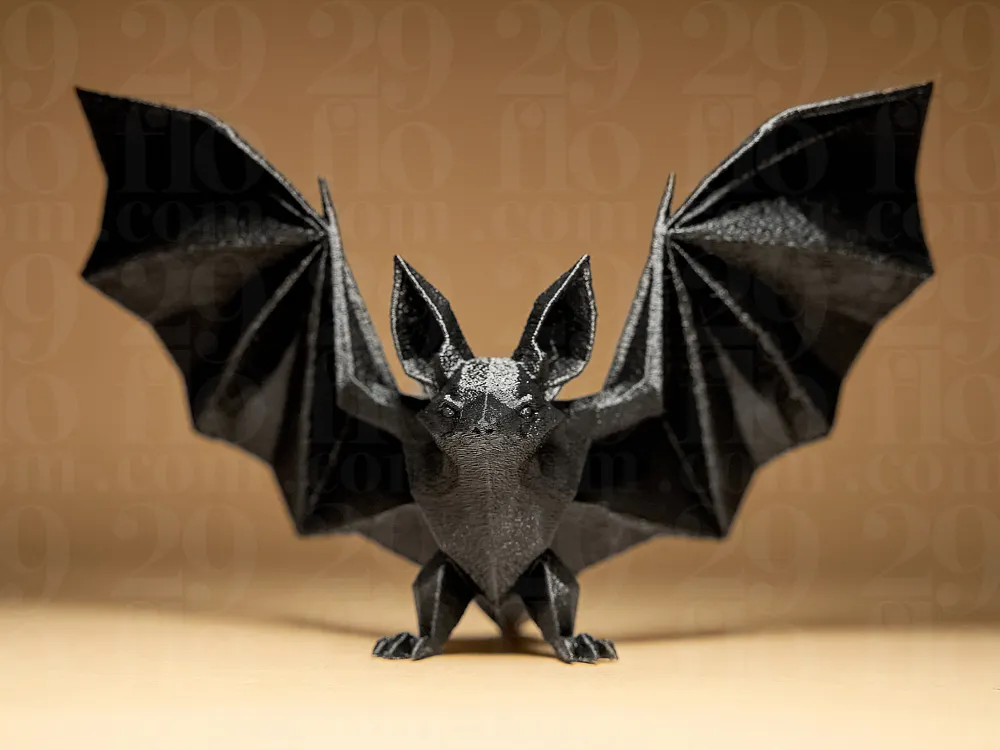 Geometric Bat Figurine by 29FLO MakerWorld: Download Free 3D Models