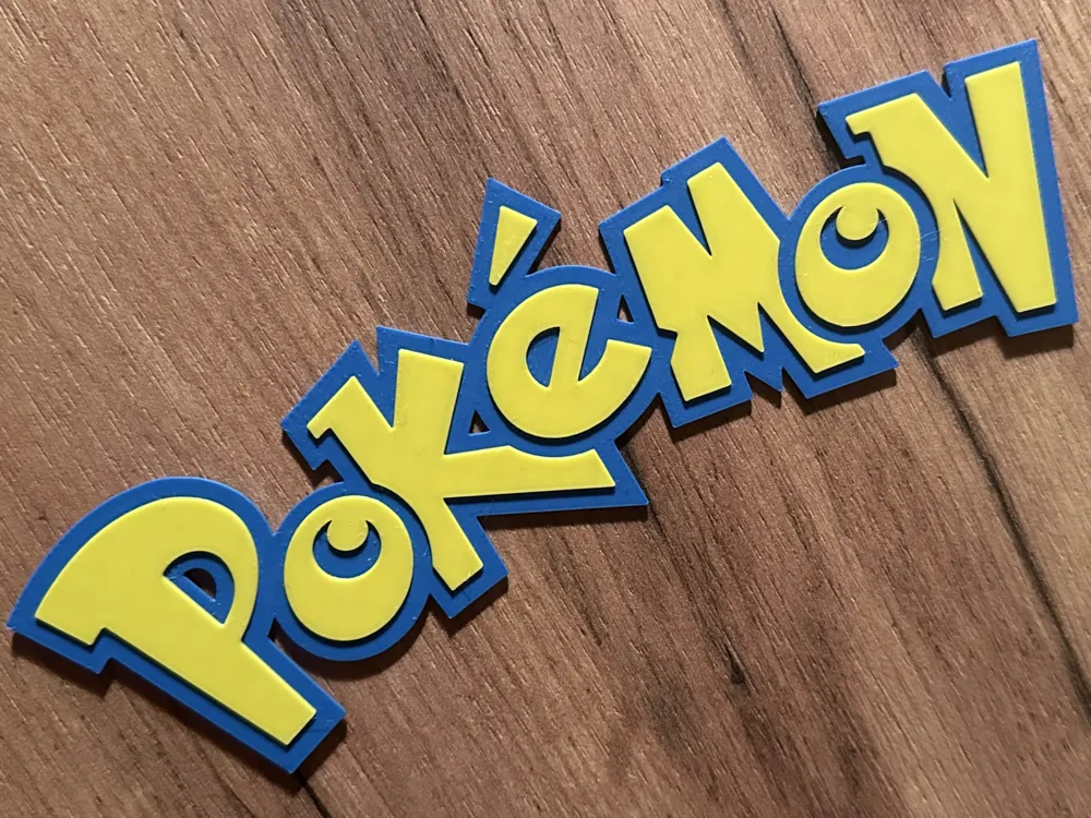Pokemon logo - Free 3D Print Model - MakerWorld