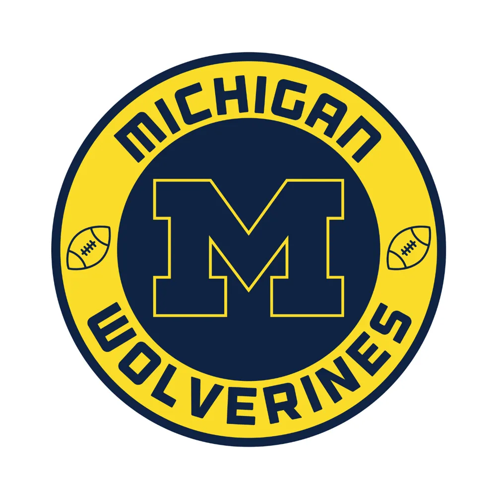 Michigan Wolverines Coaster 2mm by Dubri DesignsMakerWorld: Download ...