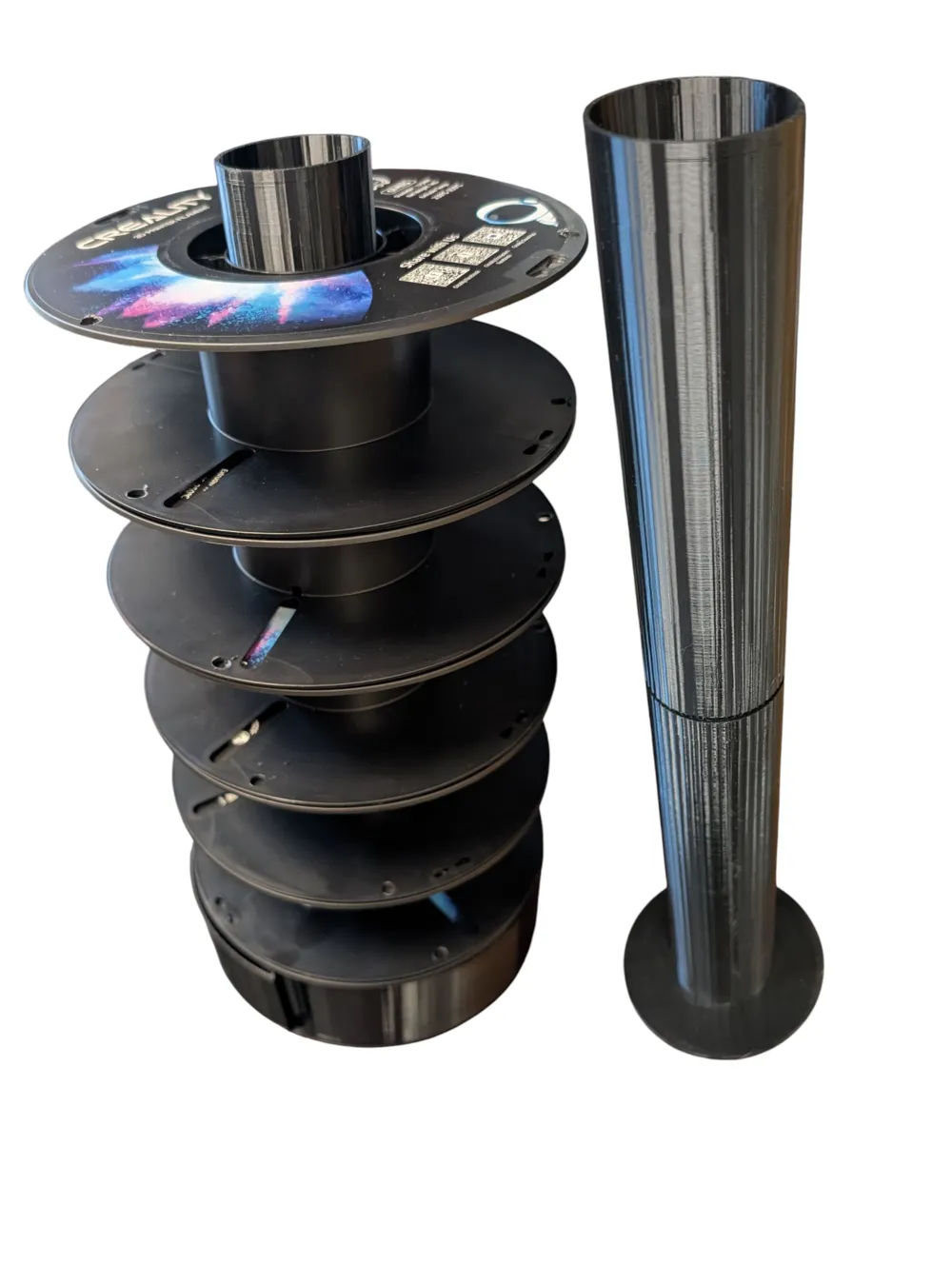 Simple Spool Bin Stand by Bengaldom MakerWorld: Download Free 3D Models