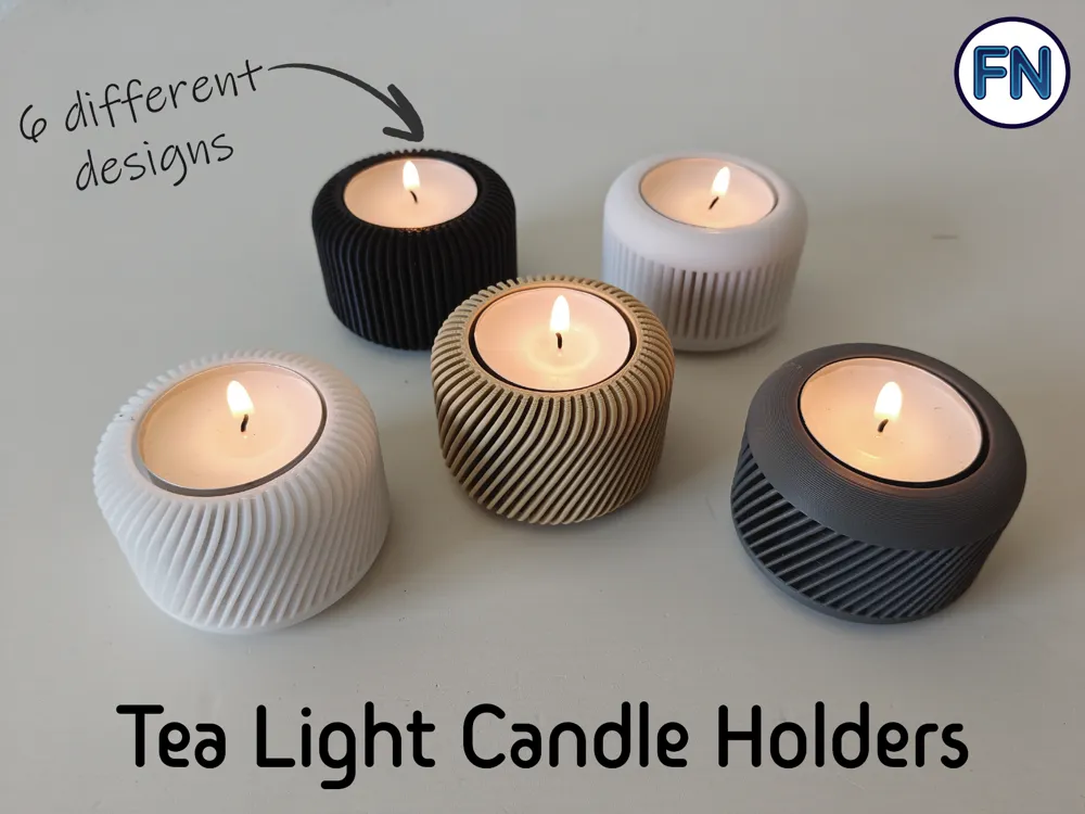Tealight candle holders - Free 3D Print Model - MakerWorld