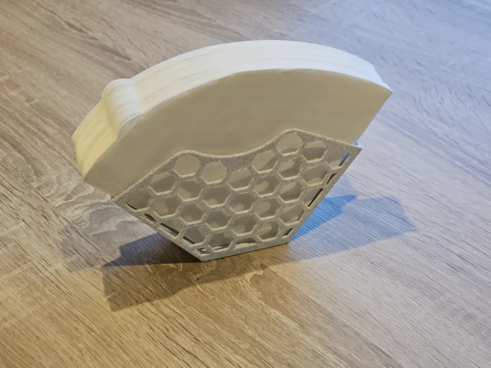 Coffee filter holder - Hexagon by Takst3in - MakerWorld