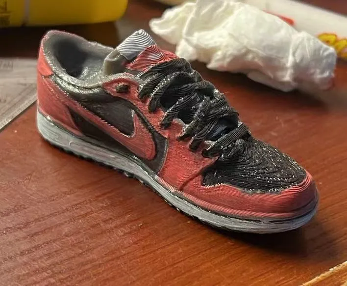 Air jordan 1 x Travis Scott model 倒勾 by user_867813305 - MakerWorld