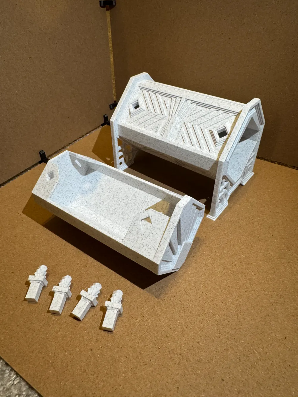 Art Deco Puzzle Pin Vault by PrinterGnome MakerWorld: Download Free 3D ...