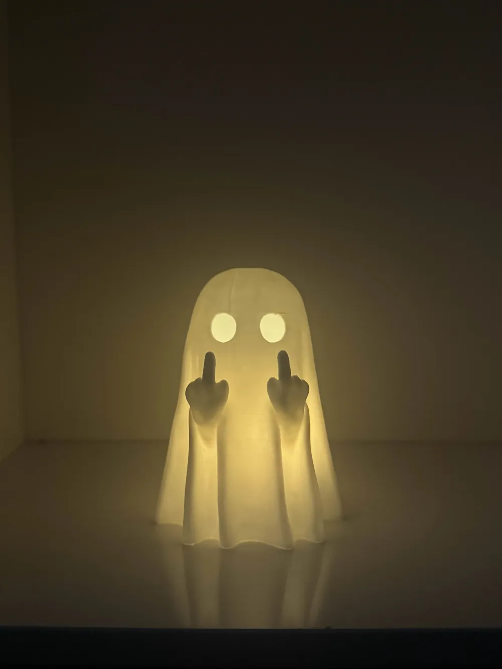 middle finger ghost by EmiSig MakerWorld: Download Free 3D Models