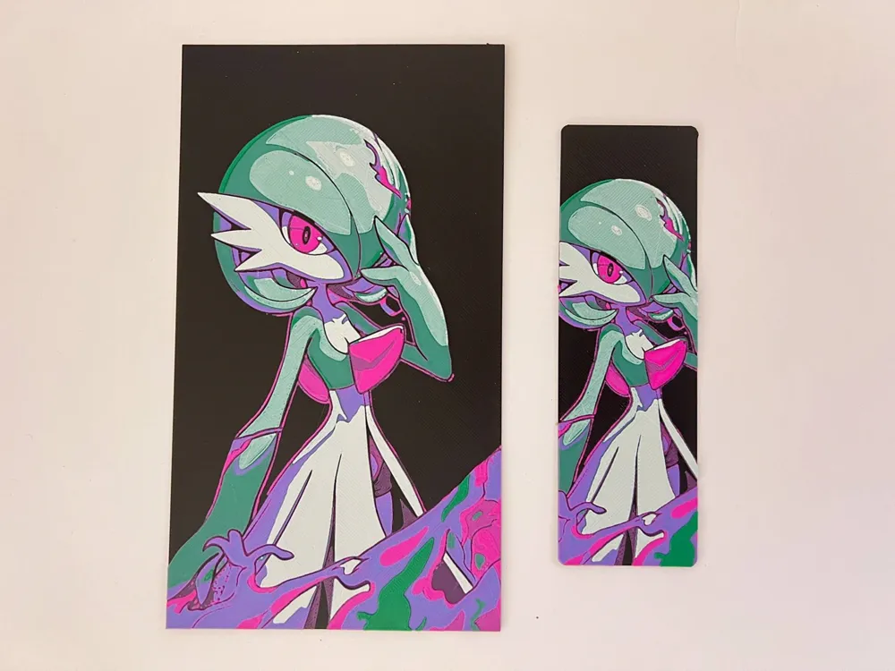 Gardevoir - Bookmark / Portrait by 3djd MakerWorld: Download Free 3D Models