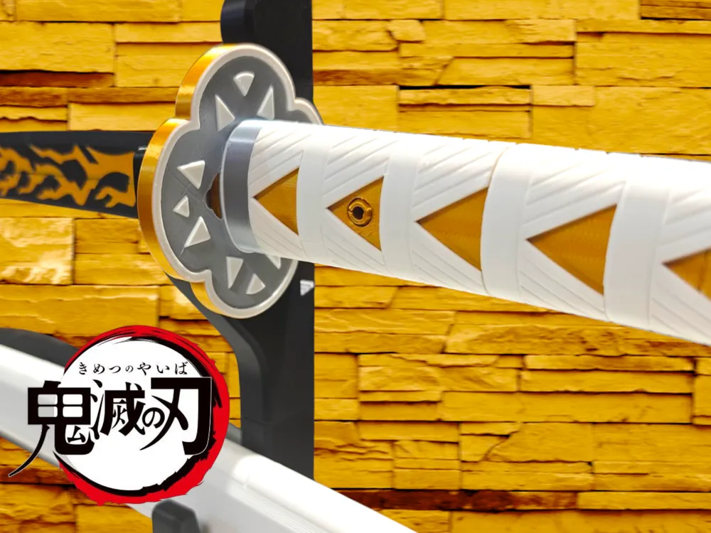 [FullBlade]Demon slayer Sword Zenitsu(A1mini ver.) - Free 3D Print ...