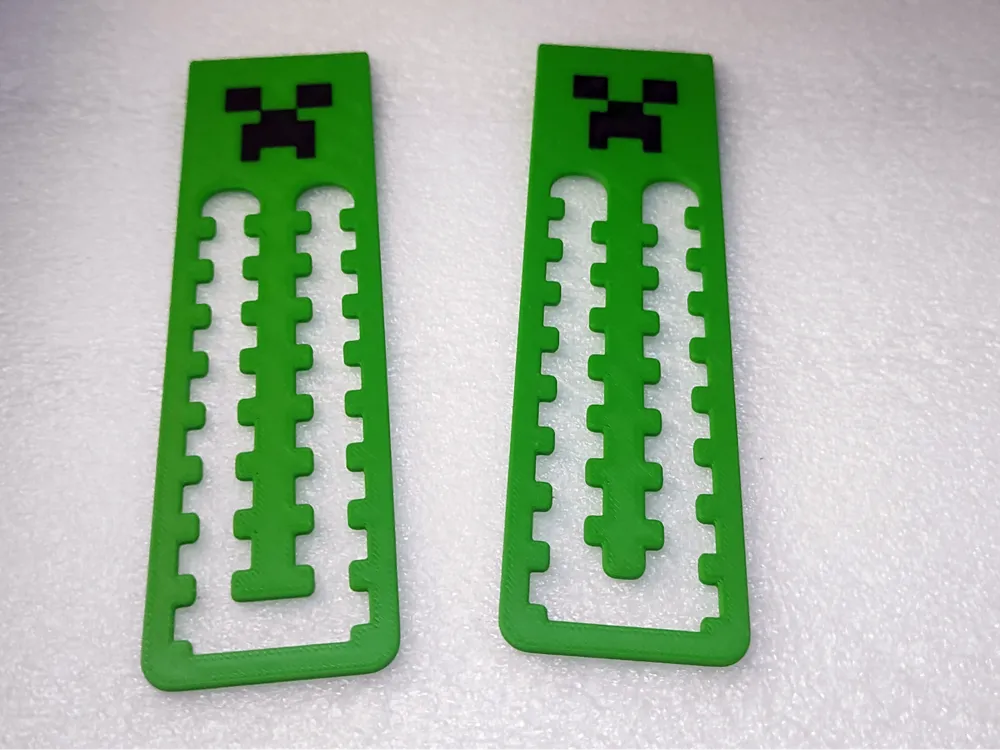 Minecraft Creeper Bookmark - AMS or No AMS by We Be Printin' MakerWorld ...
