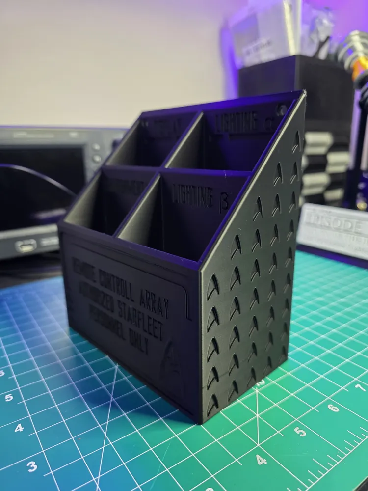 Starfleet Remote Control Array – Command Organizer - Free 3D Print ...