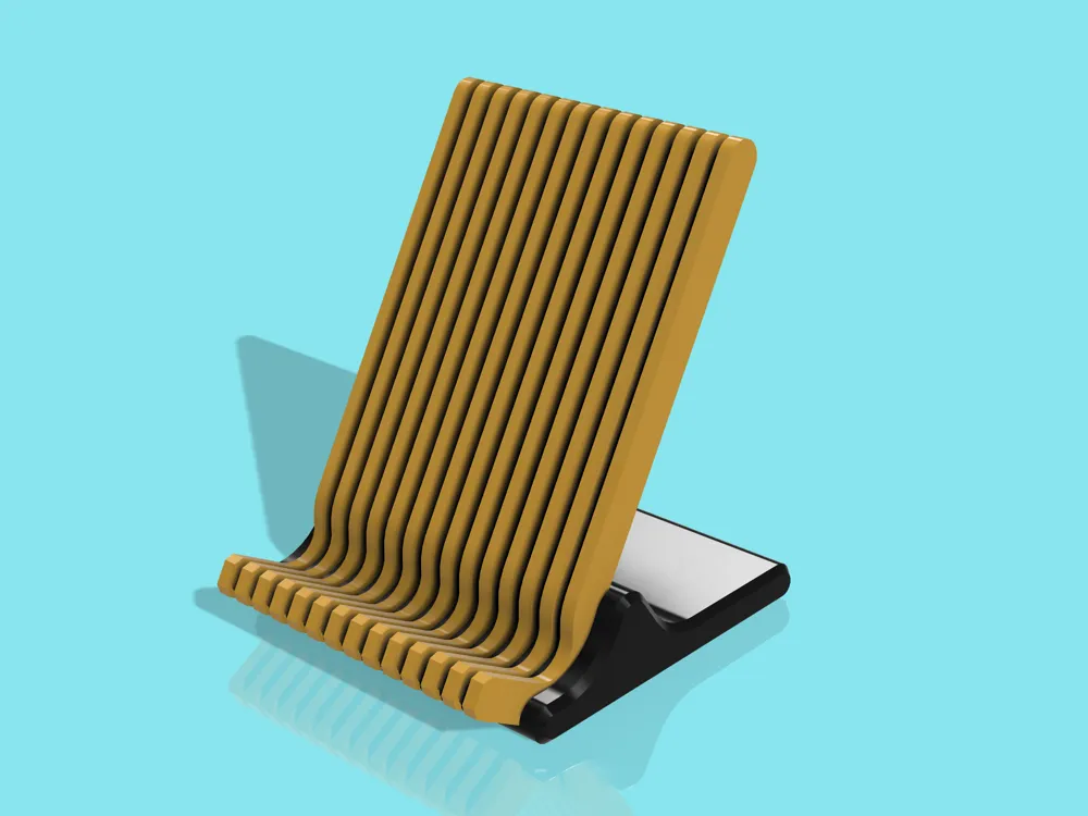 FLEXIBLE MOBILE PHONE STAND 2025 - Free 3D Print Model - MakerWorld