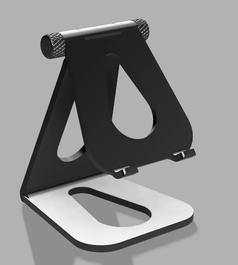 Tiltable Tablet Stand with Locking System - Free 3D Print Model ...