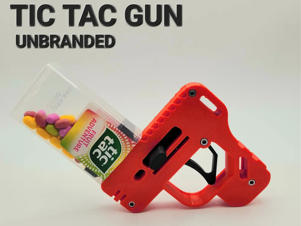 TIC TAC GUN 2 Unbranded - Free 3D Print Model - MakerWorld
