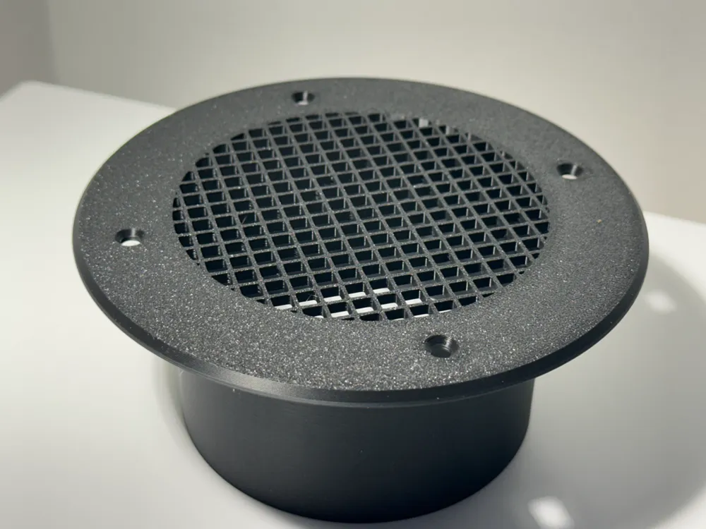 4-Inch Exhaust Vent Grille with Protective Mesh - Free 3D Print Model ...